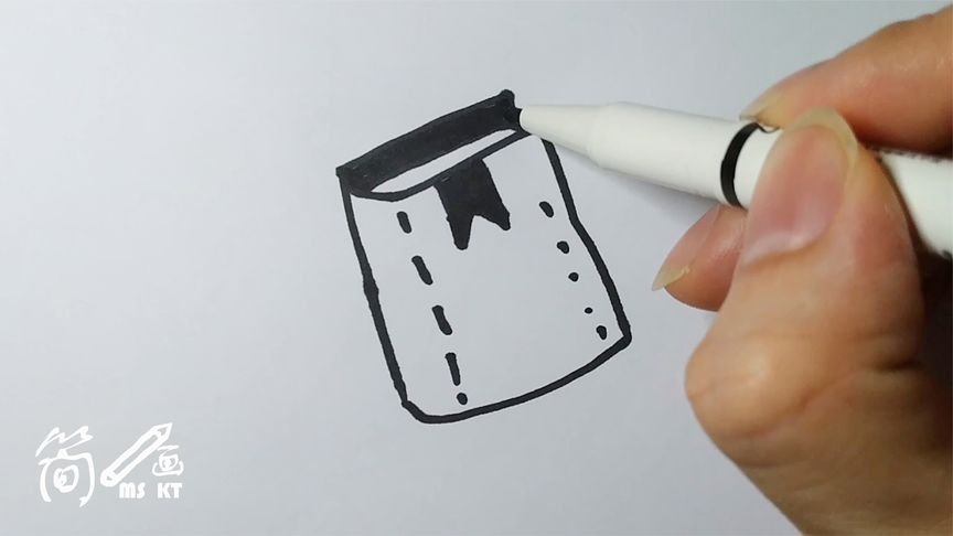 简笔画:你能看出来这是(新华字典)吗?