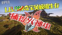 【逆天】我的世界1.8.9神奇宝贝模组生存P13-火神虫!