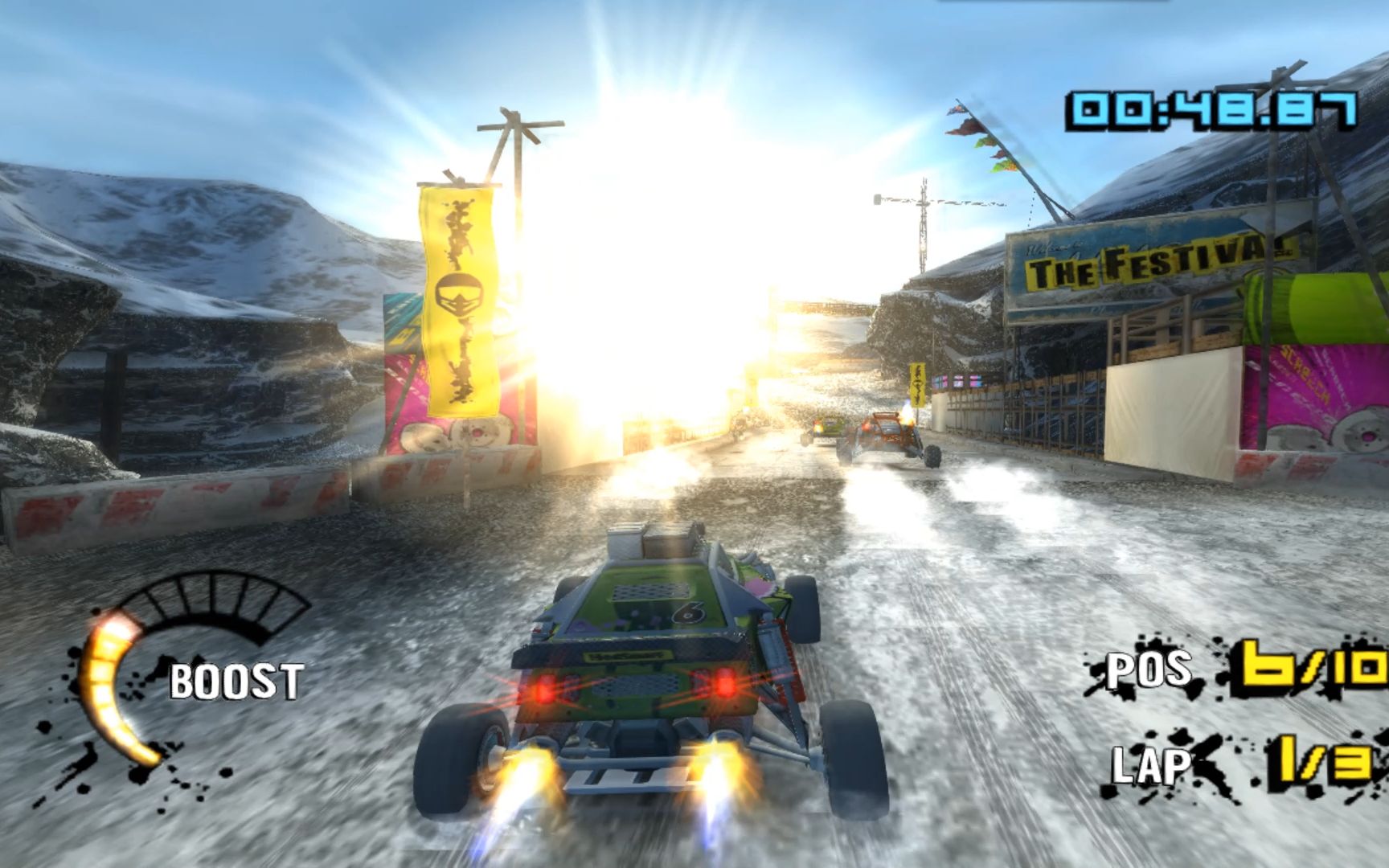 这应该是PSP上最刺激的赛车类游戏了