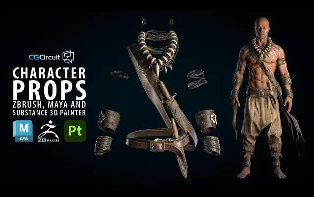 「中英字幕」CGCircuit - 写实级角色资产道具制作