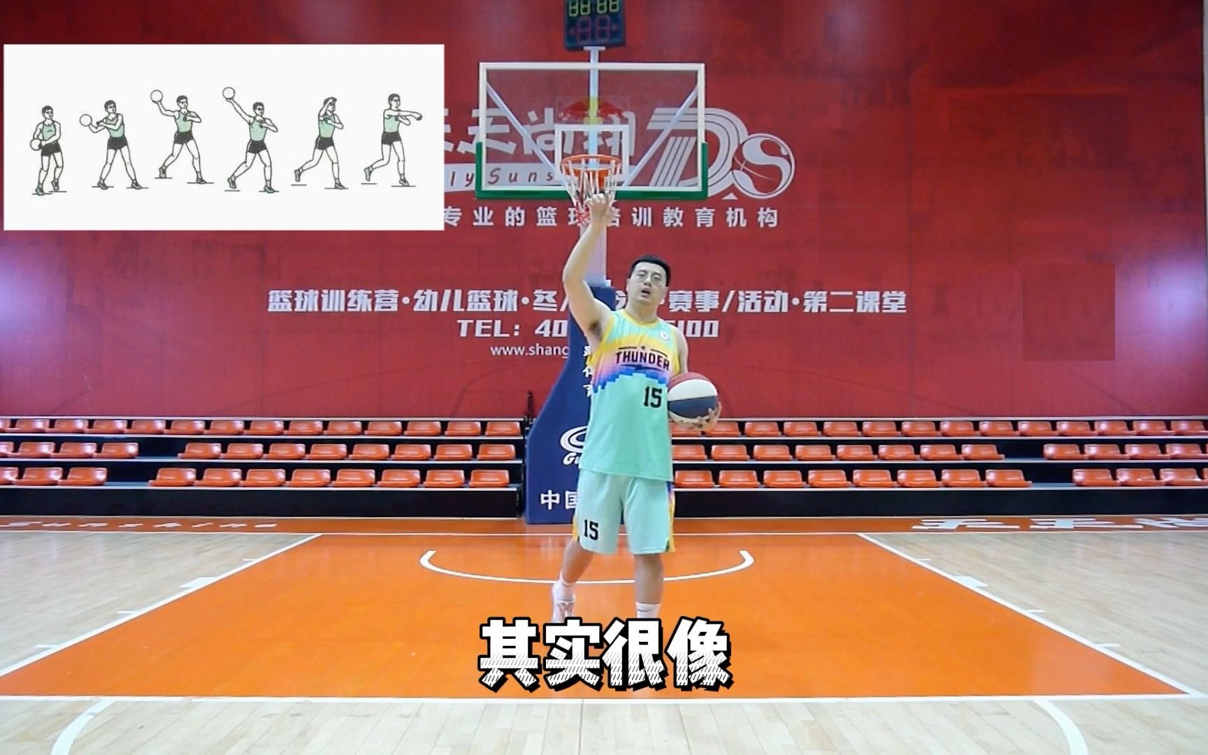 篮球教学 单手肩上传球详解!