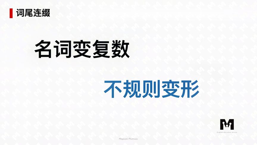 适合中国人学的英语国际音标补充-87.名词变复数不规则变形