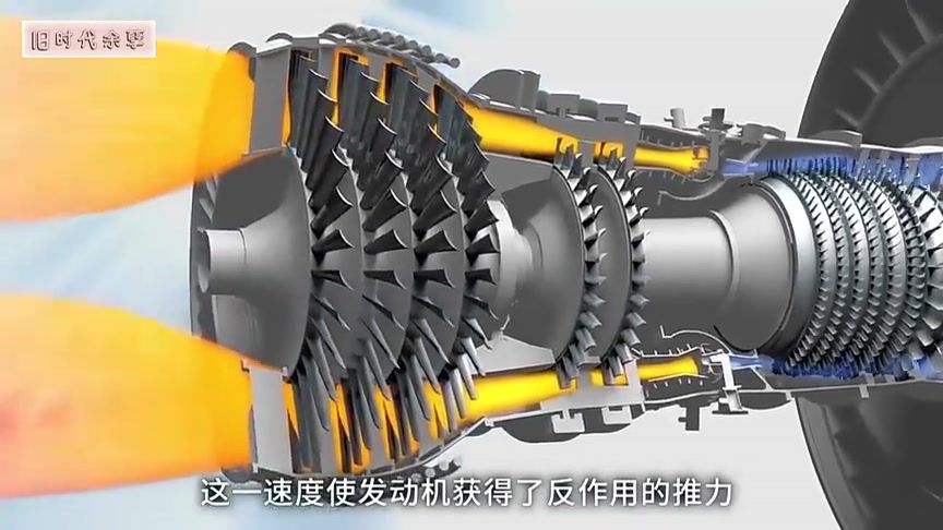 飞机发动机的工作原理是什么3D动画直观演示,难怪飞机能上天