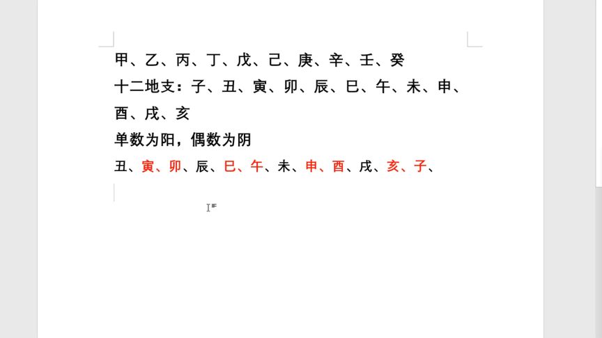 易经国学基础十二地支与月份