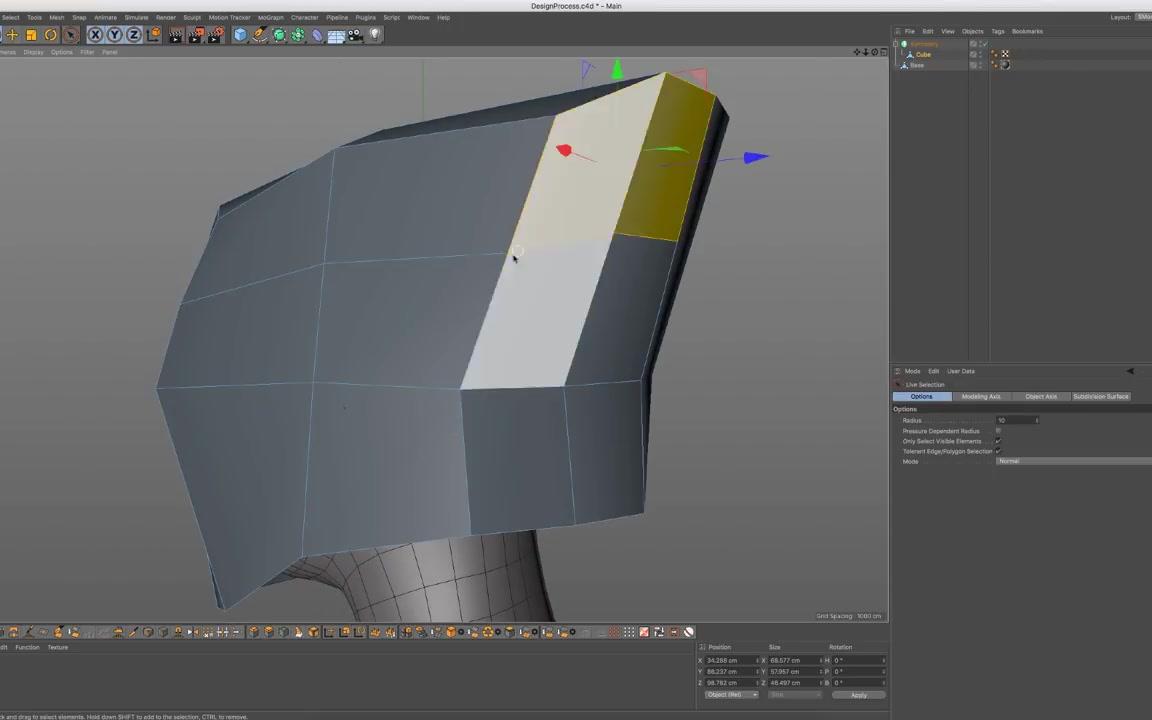 3D Modeling Practice in Cinema 4D #2 搬运教程