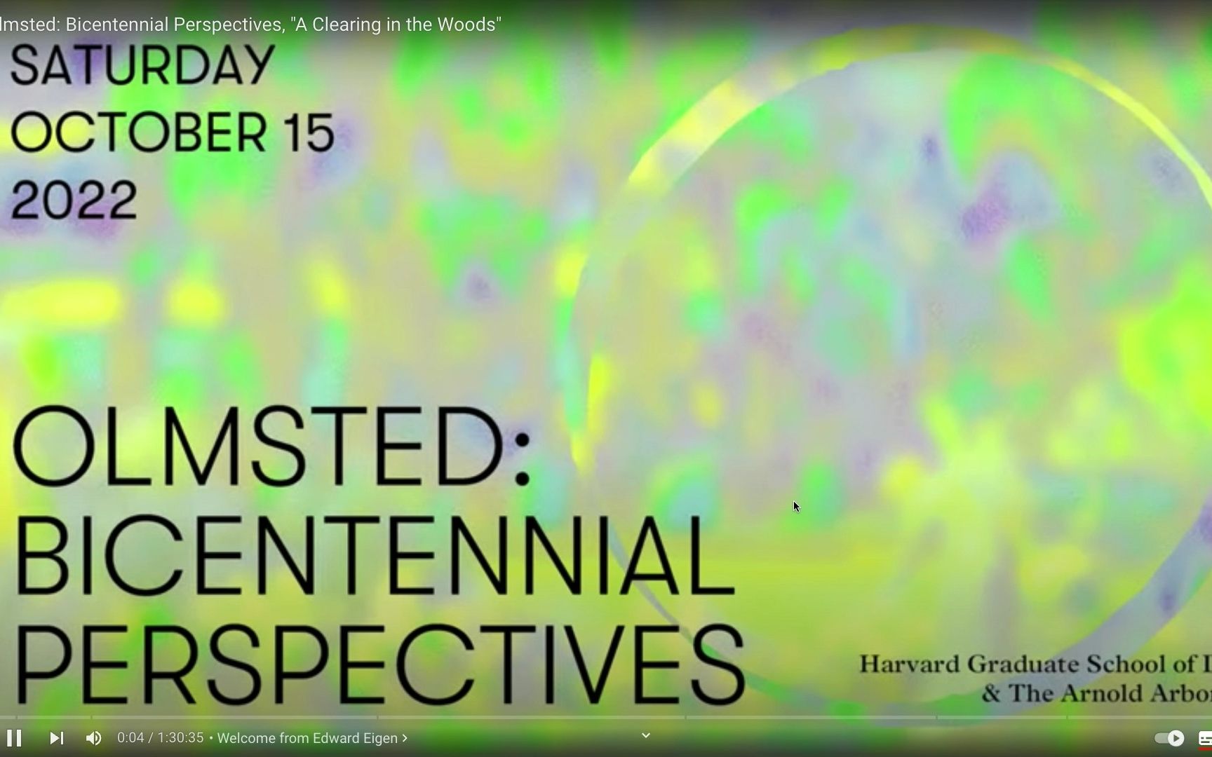 ...-Olmsted| Bicentennial Perspectives, "A Clearing in the Woods"-p1