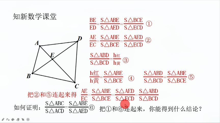 小学奥数常用几何模型,第五讲:蝴蝶模型中的全部知识点汇总梳理