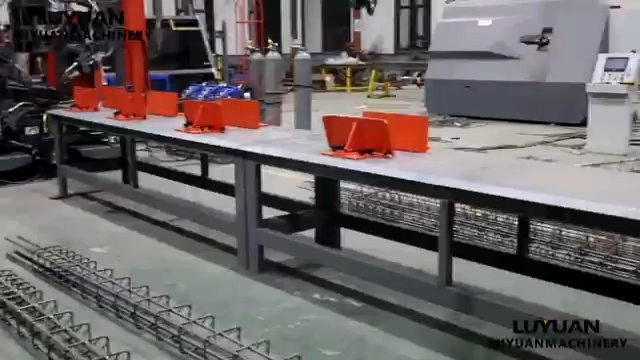 全自动箍筋型钢筋笼焊接生产线,主筋数量3-6,钢筋笼外形尺寸最小100...