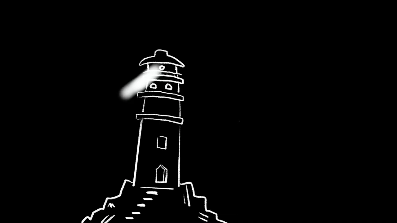 【自制procreate小动画】灯塔