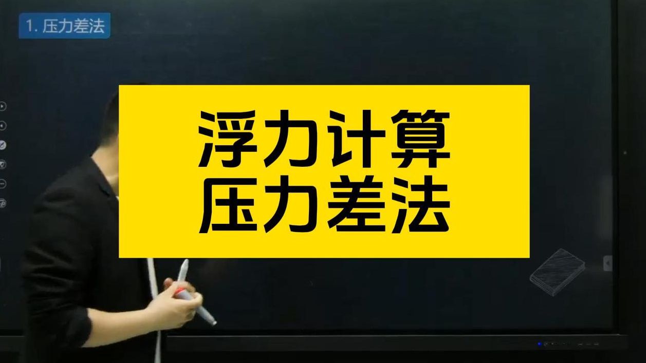 【初中物理】浮力计算-压力差法
