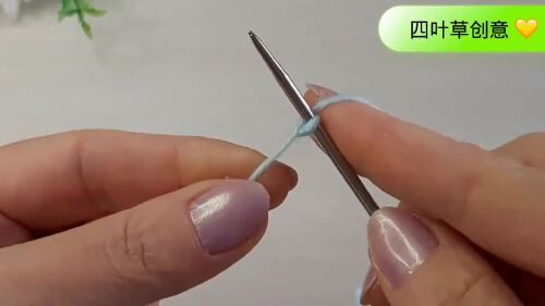 棒针编织漂亮的月牙花样,简单易学,花样百搭