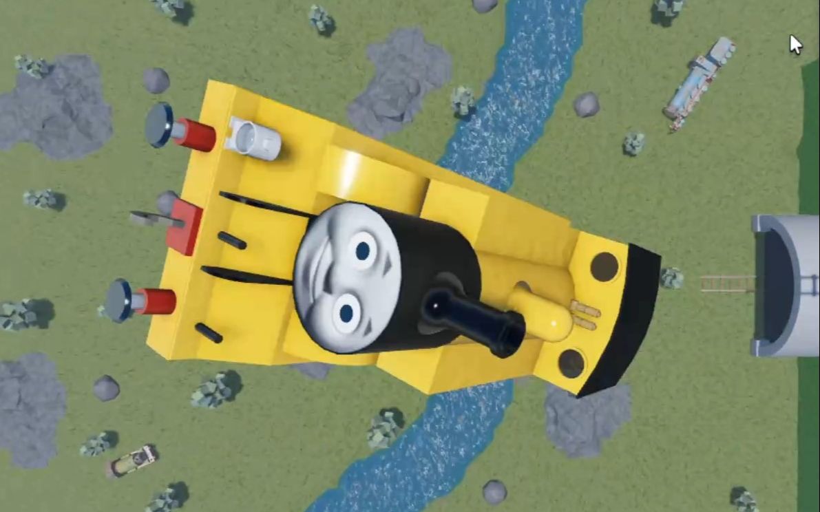 ROBLOX托马斯和他的朋友们 模型玩具模拟器 跳水小火车_ROBLOX