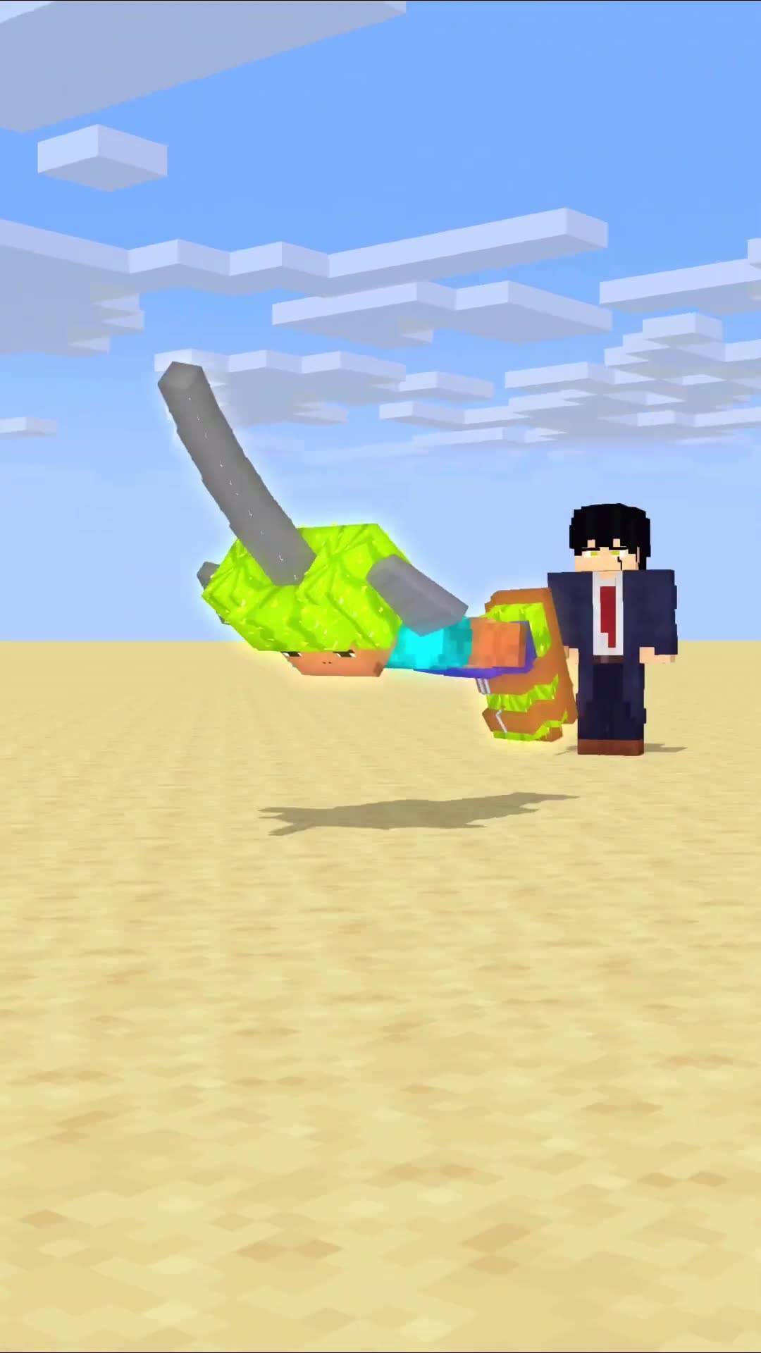 我的世界:谁能推更远?