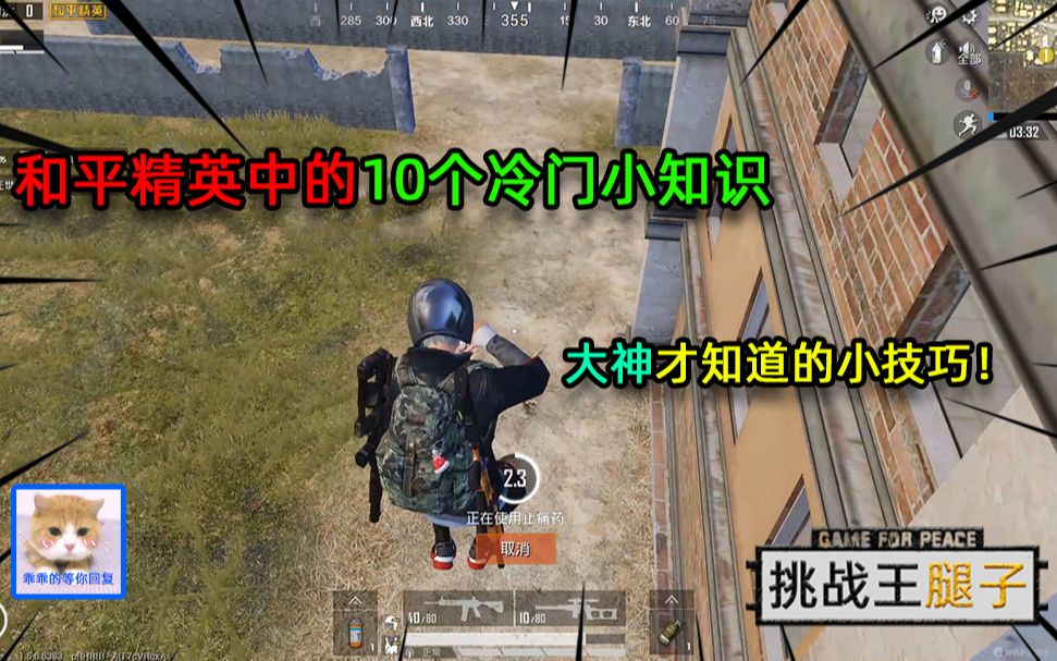 和平精英:吃鸡中的10个冷门小知识,只有大神才知道的小技巧!