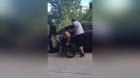 残疾人上下汽车专用移位机