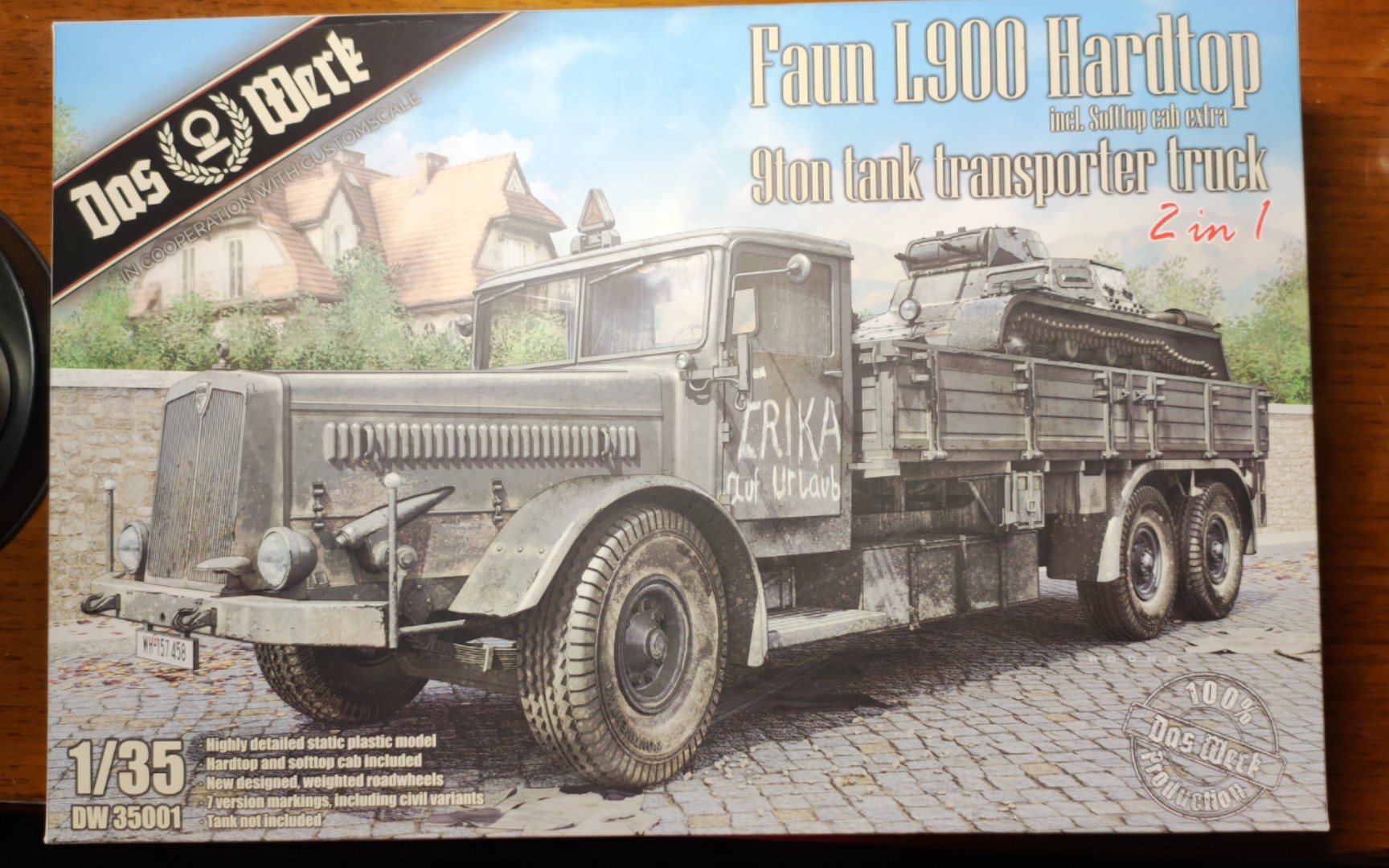 【模型测评】Das Werk 1/35 德军 Faun L900 卡车模型