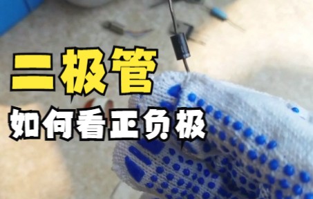二次元声音的工程师姐姐教你怎么看二极管的正负极!