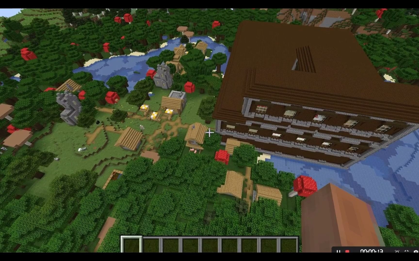 出生点附近的村庄+丛林府邸!Java版【我的世界/种子计算】