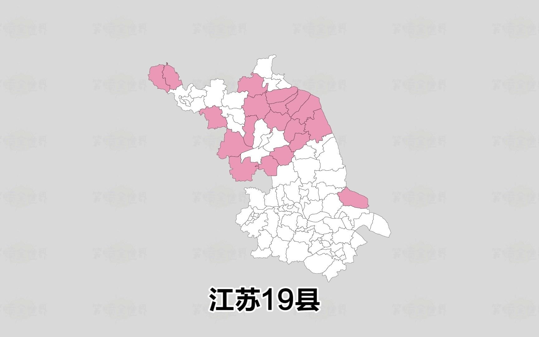 我国各省份的县数量和位置分布图