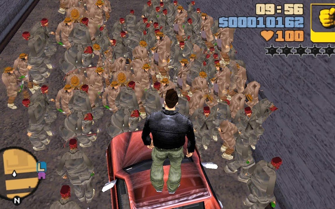 【GTA3】故障与bug_单机游戏热门视频