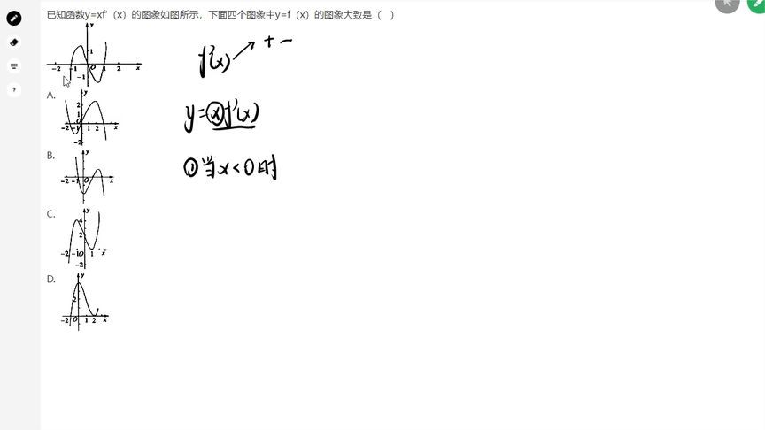 进阶导数图像,判断图像是基本功,考试技巧少不了
