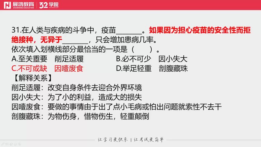 2020年行测言语理解与表达技巧:言语理解选词填空速解技巧