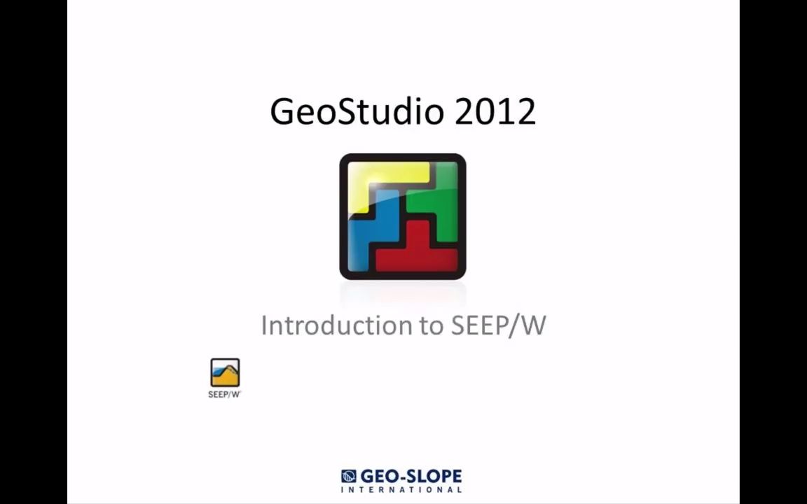 GeoStudio 2012教程 - 1.渗流seep教程(Av73746796,P1)