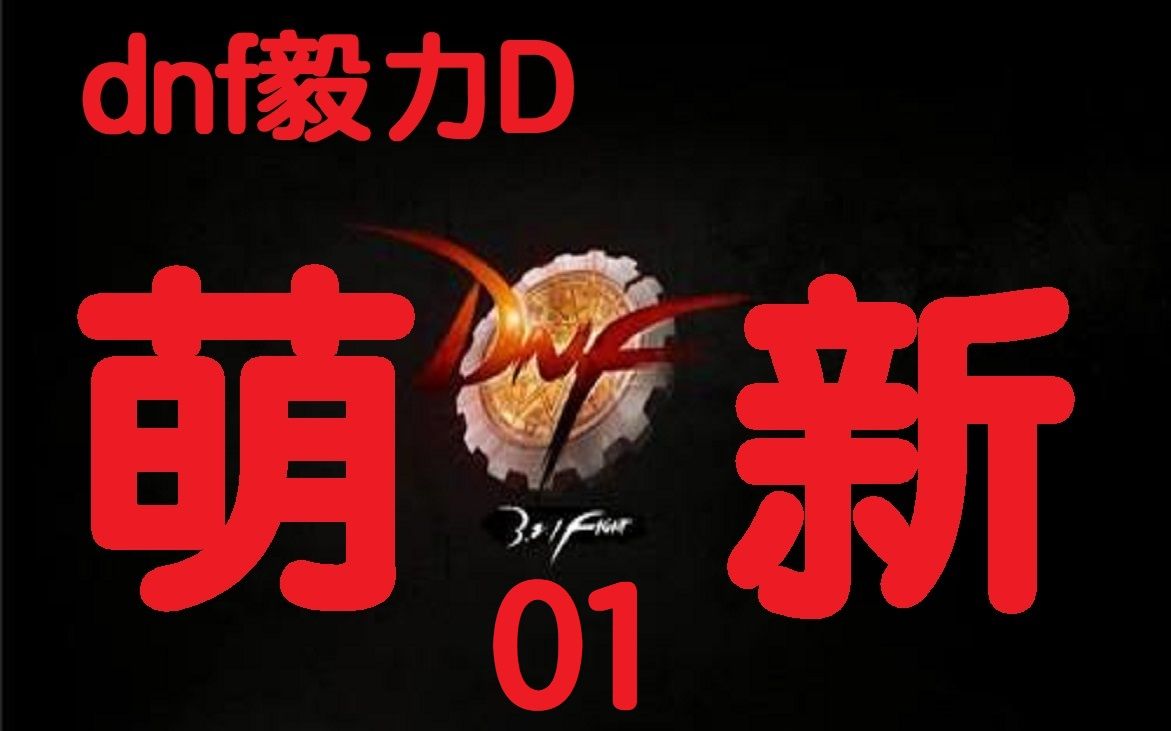 dnf毅力D 从零开始的地下城生活 12年老玩家手把手教你玩DNF 纯萌新...
