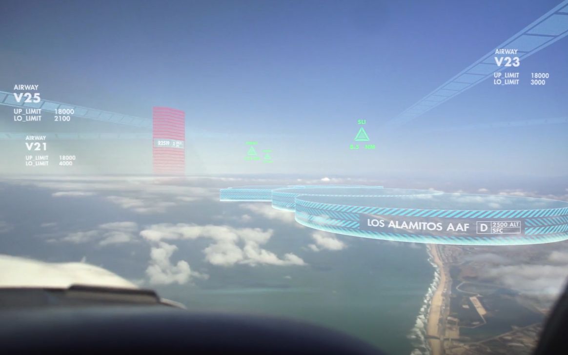 【中文字幕-机载AR】增强现实飞行导航-AeroGlass