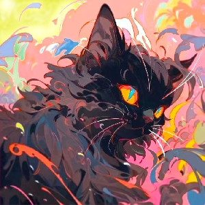 赛博黑猫 