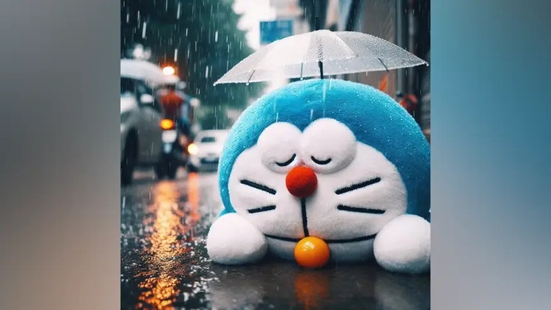 可爱的哆啦A梦 卡通动漫 治愈动画 原创动画 ai 哆啦a梦