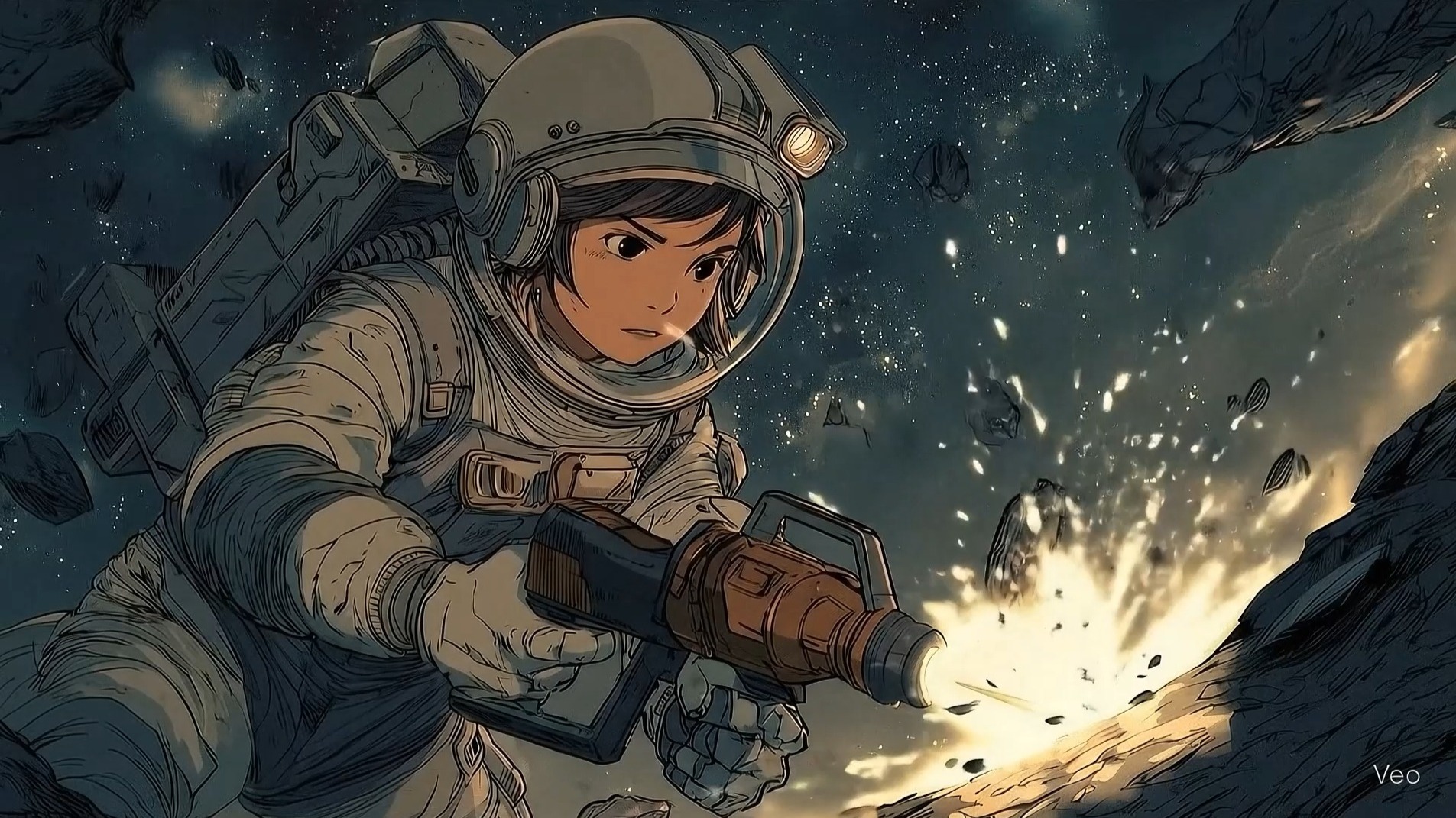 太空沙盒独立游戏--宇航行者--AI生成过场动画测试