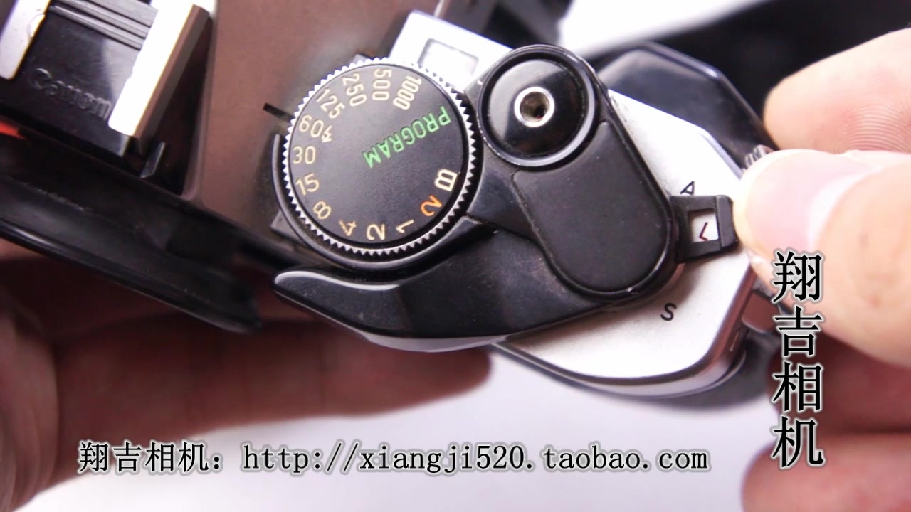 佳能AE-1P胶片相机操作视频教程演示135胶卷老相机使用方法