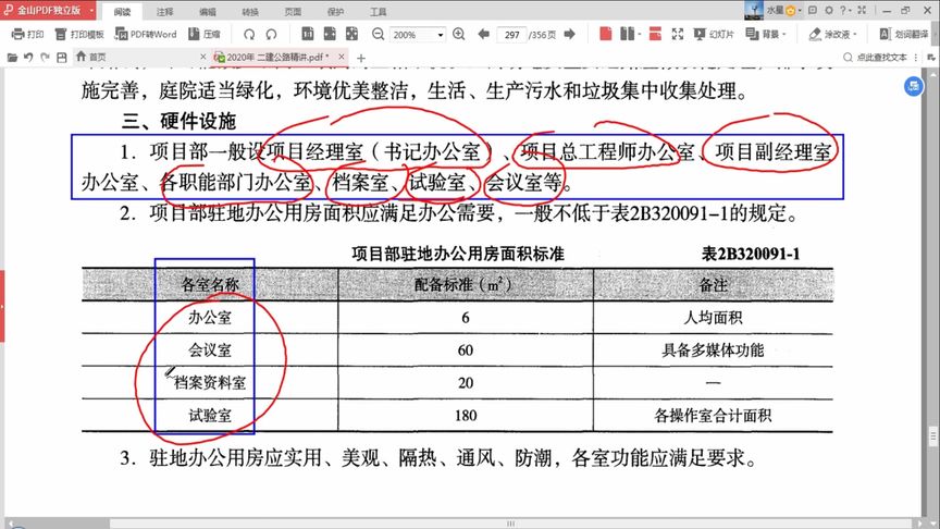 2020二建公路精讲75(施工现场临时工程管理01)