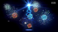 AE0038-圣诞节圣诞树烟花闪烁星光字幕新年祝福微信小视频视频制作...