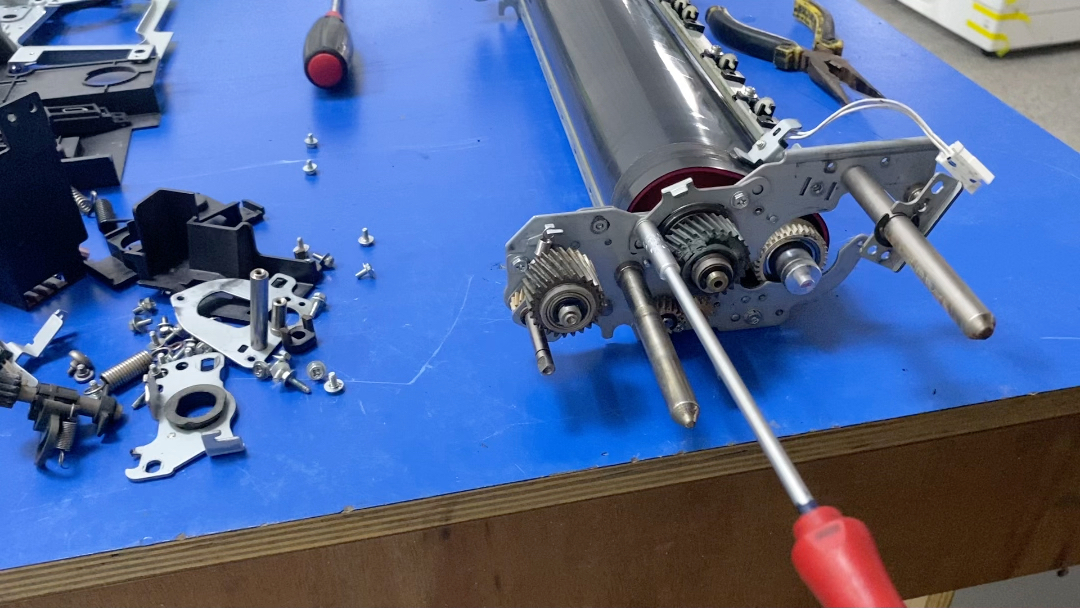 理光C6502复印机定影膜拆除方法!#复印机 #技术分享 #我的日常工作 ...