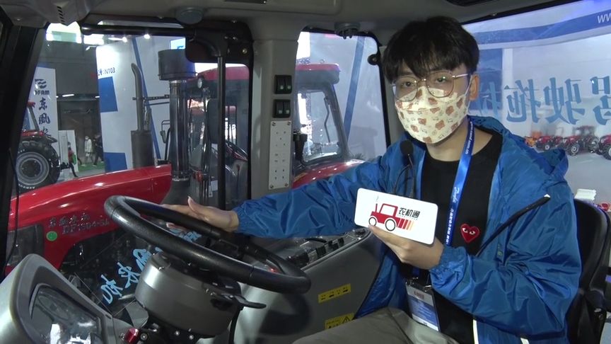东风1204CVT+无人驾驶拖拉机,配备机械加压无级变速器,效率高
