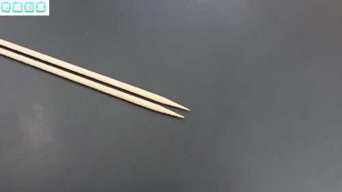 利用筷子制造迷你无人机模型玩具