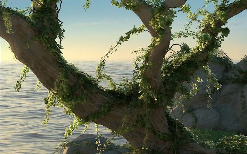 【3dsmax】3dsmax藤蔓生成插件An ivy generator教学视频