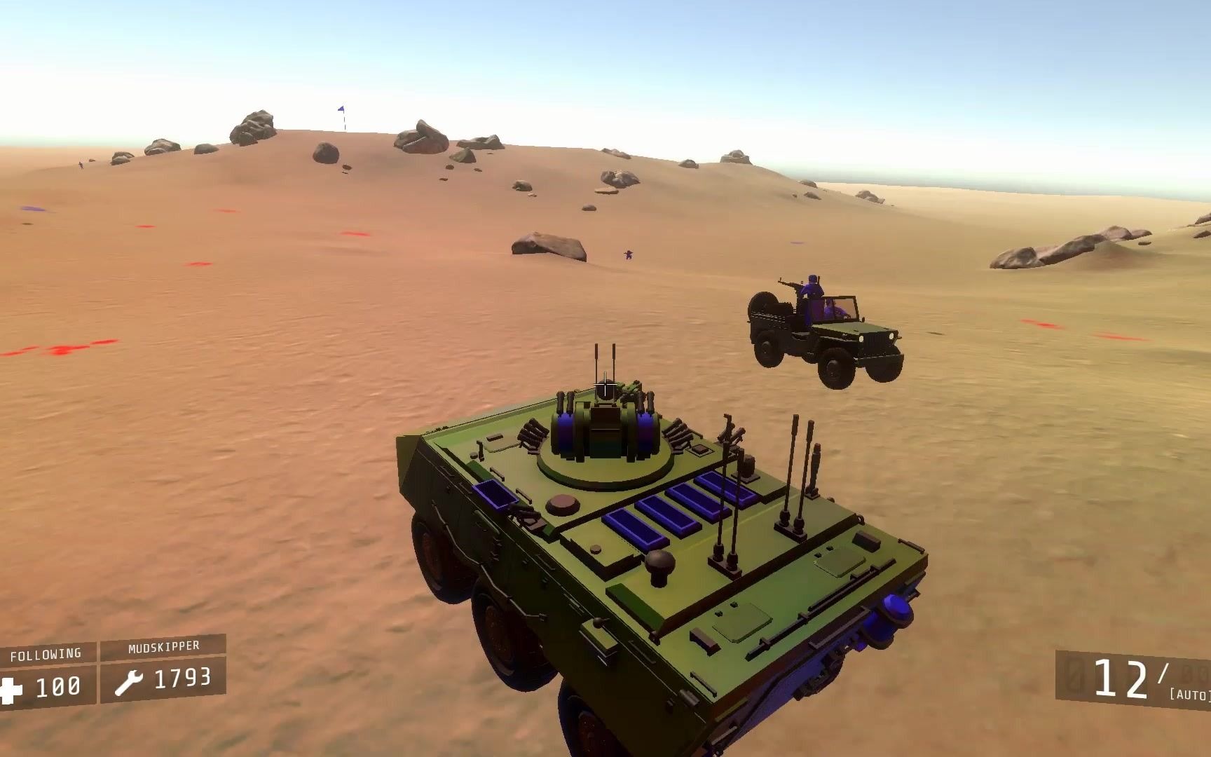 战地模拟器 Ravenfield:EA25(Beta)更新后的第一场荒漠遭遇战