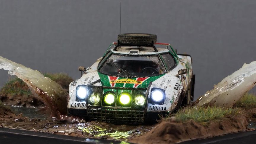 【模型制作】来!制作一辆狂野的拉力赛车模型场景