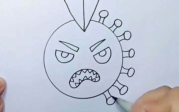 【简笔画】一起学画画,人民安全守护者