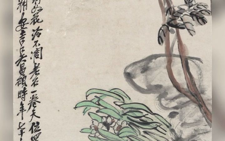 【国画】吴昌硕,晚清民国时期著名的国画家、书法家、篆刻家,是我国...