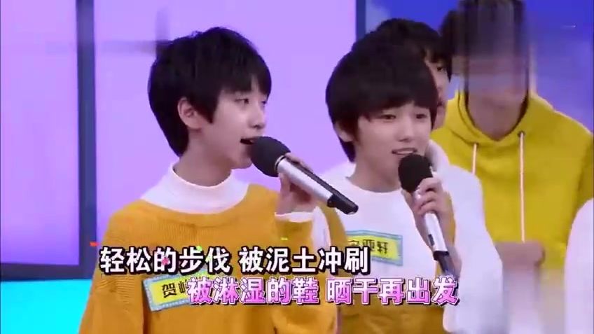 TF家族的人竟然连TFBOYS的这首歌都表示没有听过