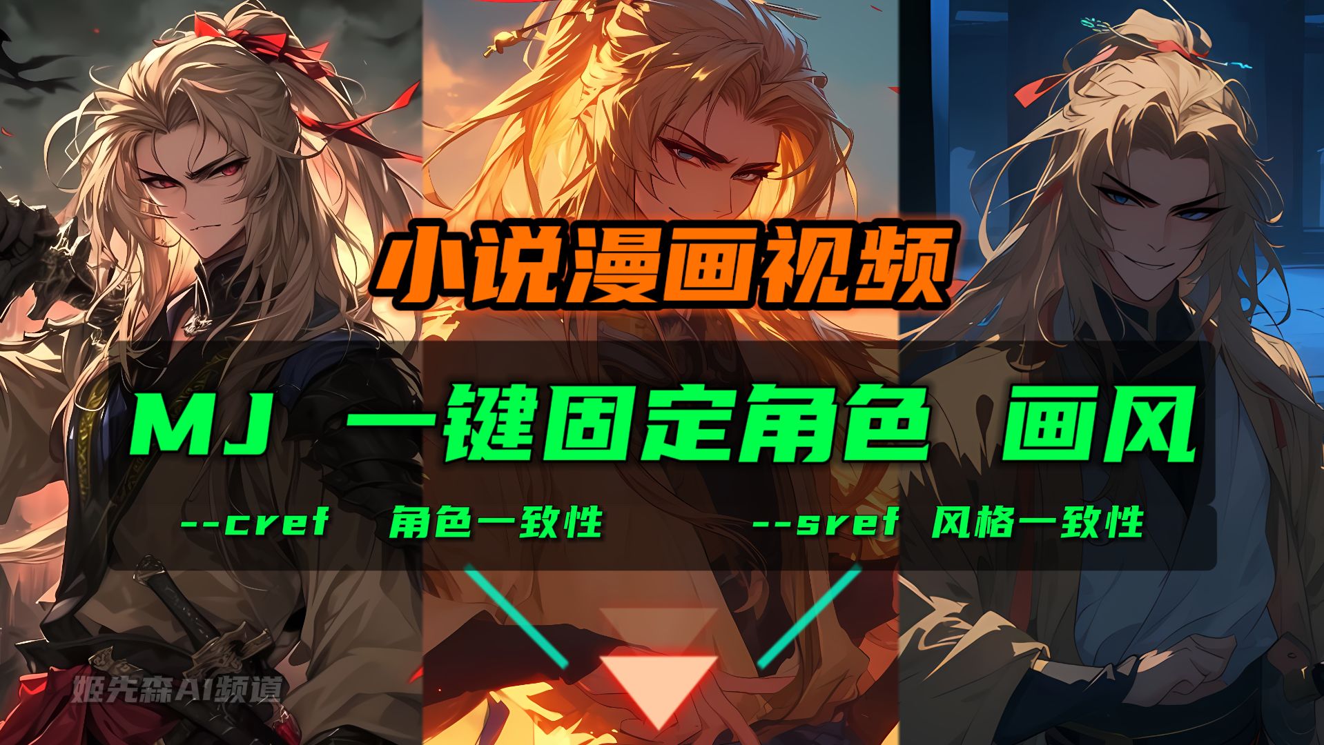 ...MJ的角色一致性参数和风格一致性参数,在速推软件上进行批量处理!