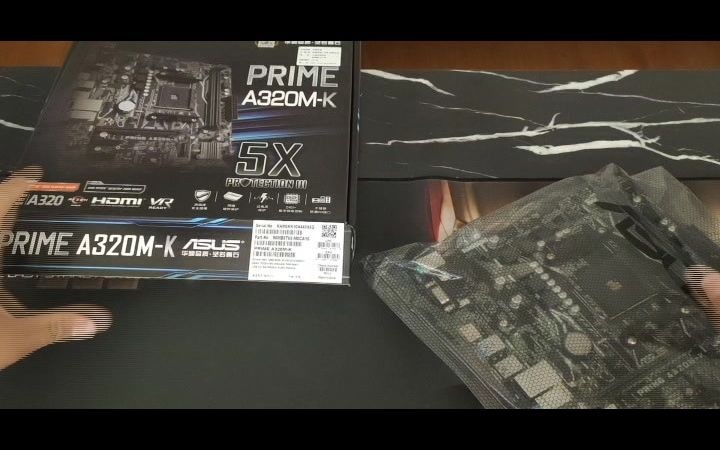 华硕A320MK主板开箱分享