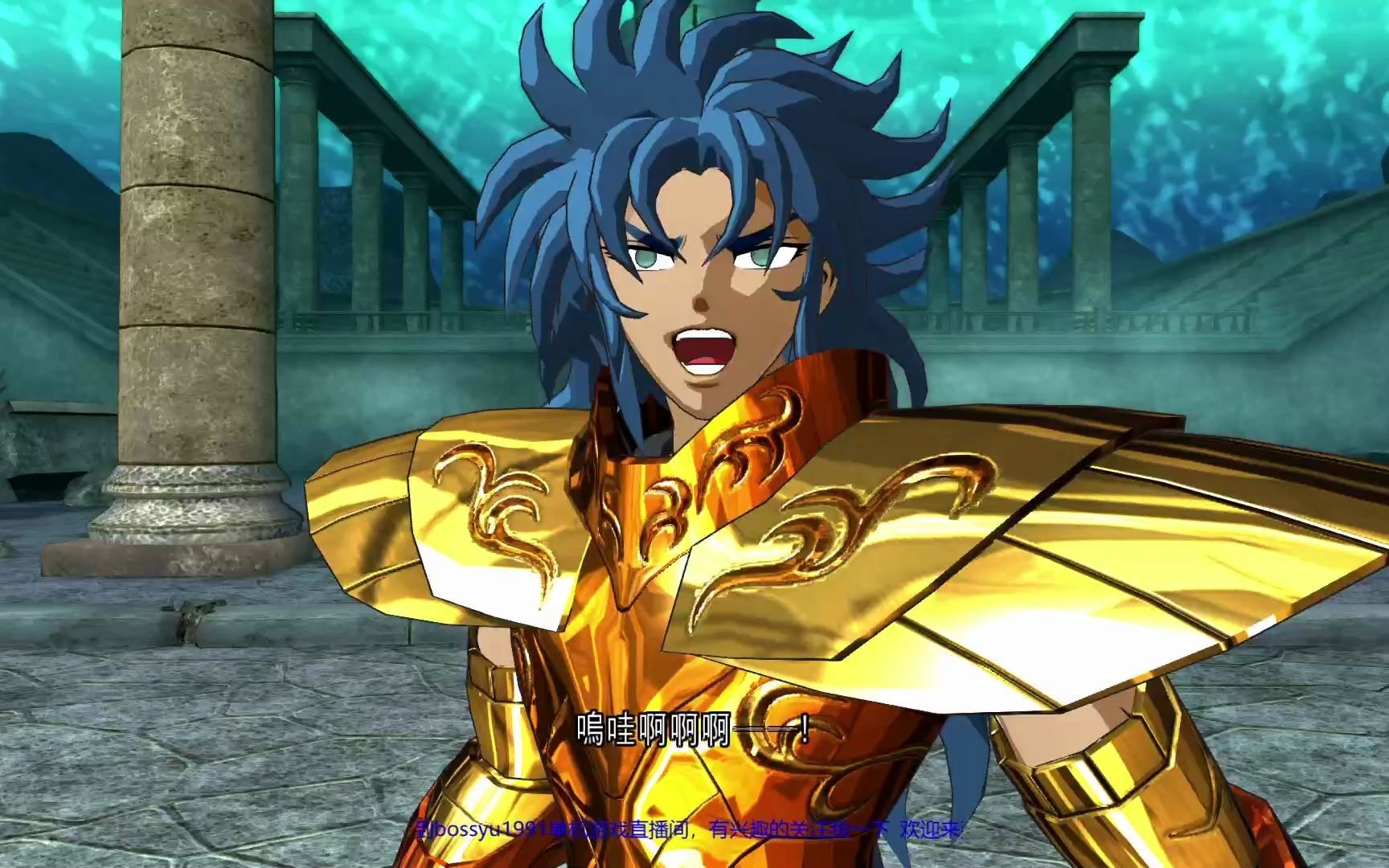 双子座撒加和他兄弟加隆的对决