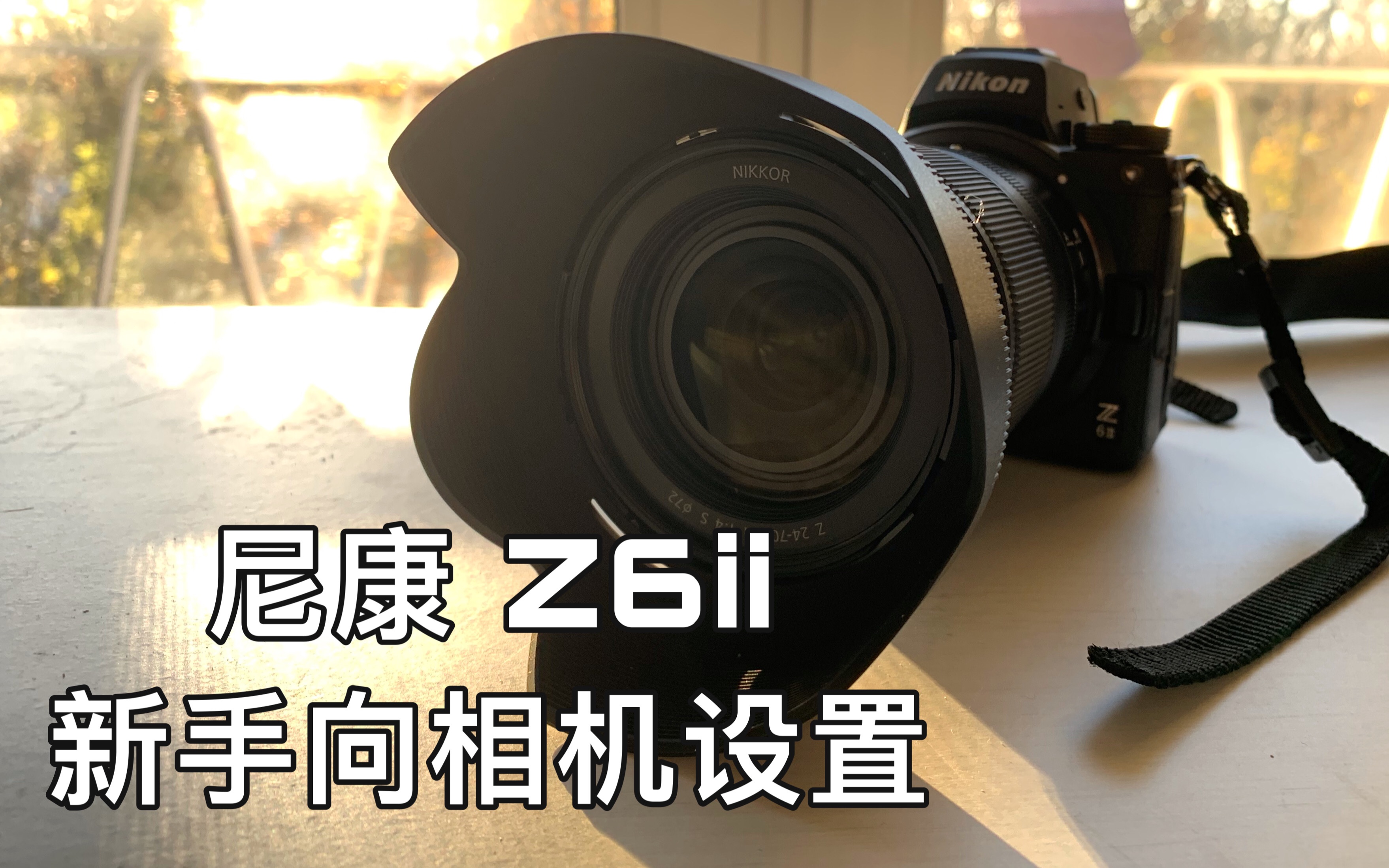 尼康Z6ii|新手向相机基础设置|试拍
