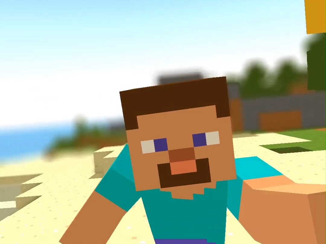 霸气的实体303对战史蒂夫_哔哩哔哩bilibili_我的世界