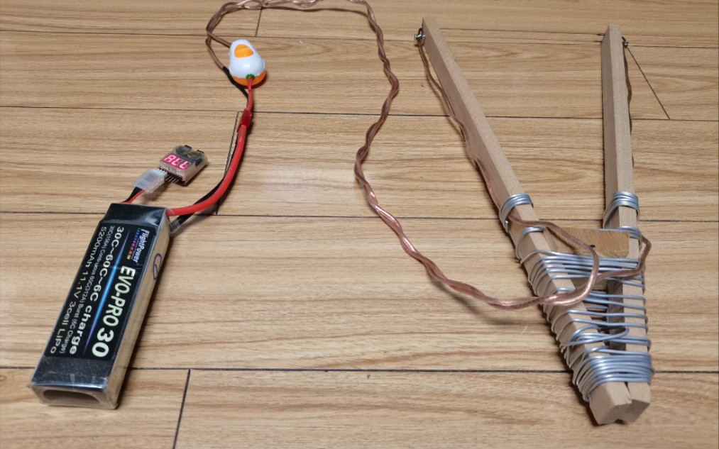 电热+航模电池电热丝快速放电装置